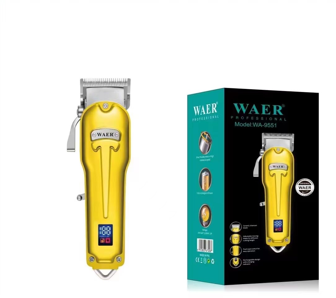 WAER Electric Hair Clippers Professional Hair Clipper Hair Trimmer Hair ...