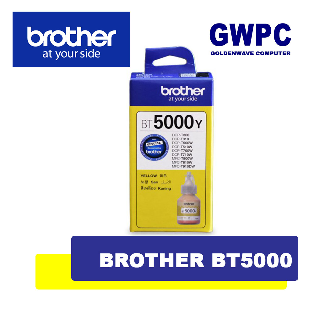 Brother BTD60Bk BT-5000 BT6000 Genuine Ink Bottle BT6000bk BTD60 BT5000 ...