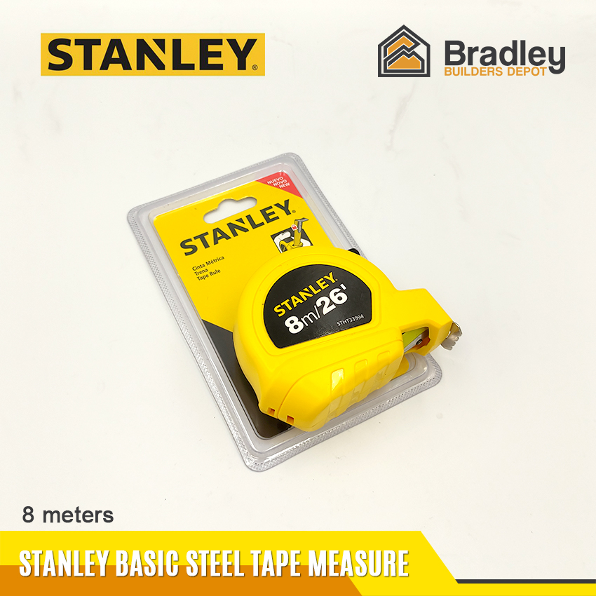 Stanley Basic Series Steel Tape Measure (3m | 5m | 8m) | Lazada PH