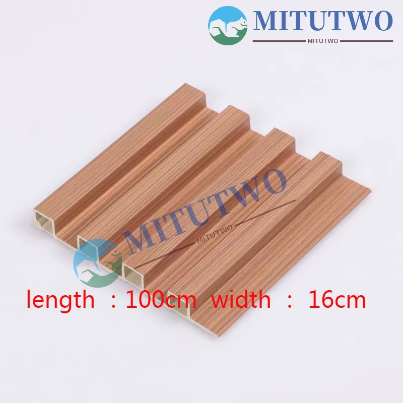 Fluted Wall Panel Wood Wallpaper Sticker Waterproof Grille Design ...