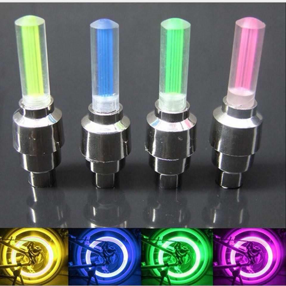 [ANESIDORA] Tire Valve Cap LED Safety Light For Car Bike Bicycle ...