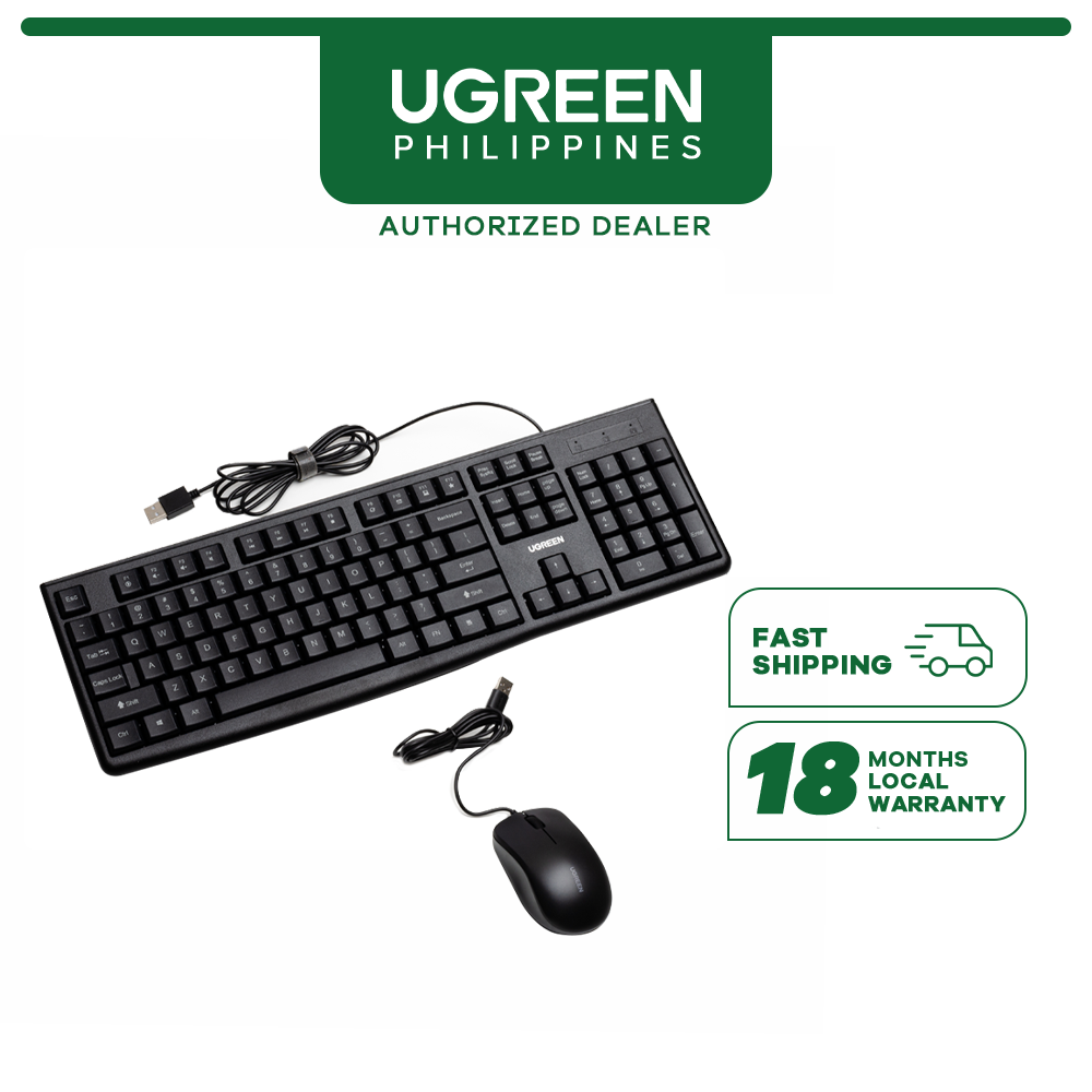 UGREEN Wired Keyboard and Mouse Combo - PH | Lazada PH