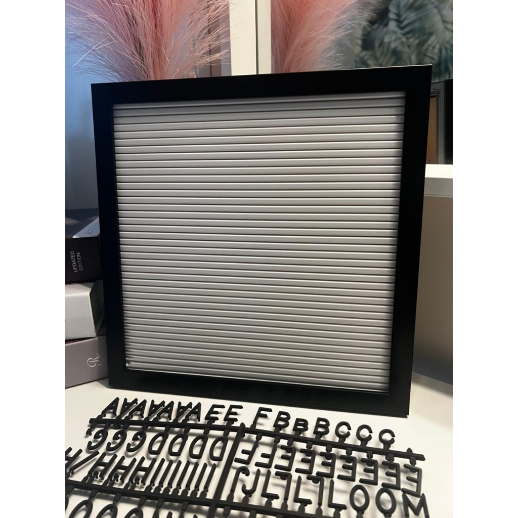 Letter Board with Changeable Letters Numbers and Symbols - Message ...