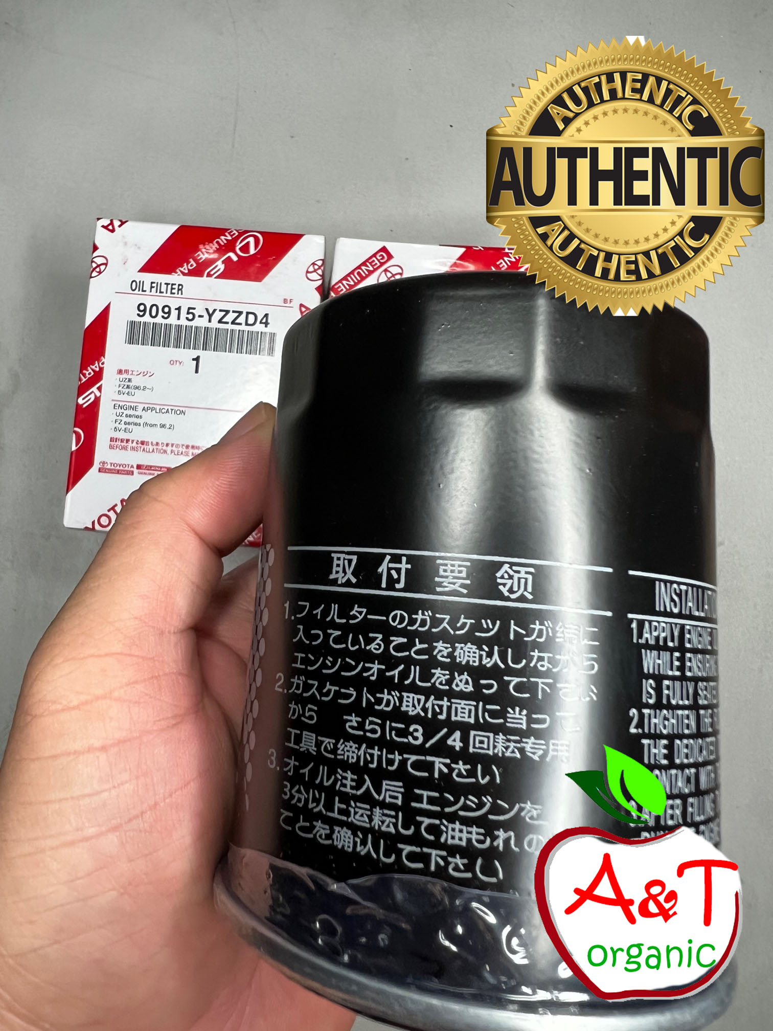 Toyota Genuine Oil Filter 90915-YZZD4 Genuine Toyota Oil Filter 90915 ...