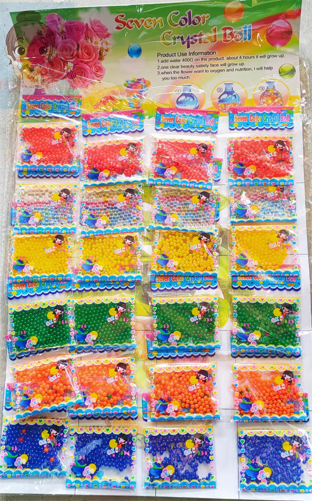 CFF💎Seven Color Crystal boll 24pcs/pack | Lazada PH