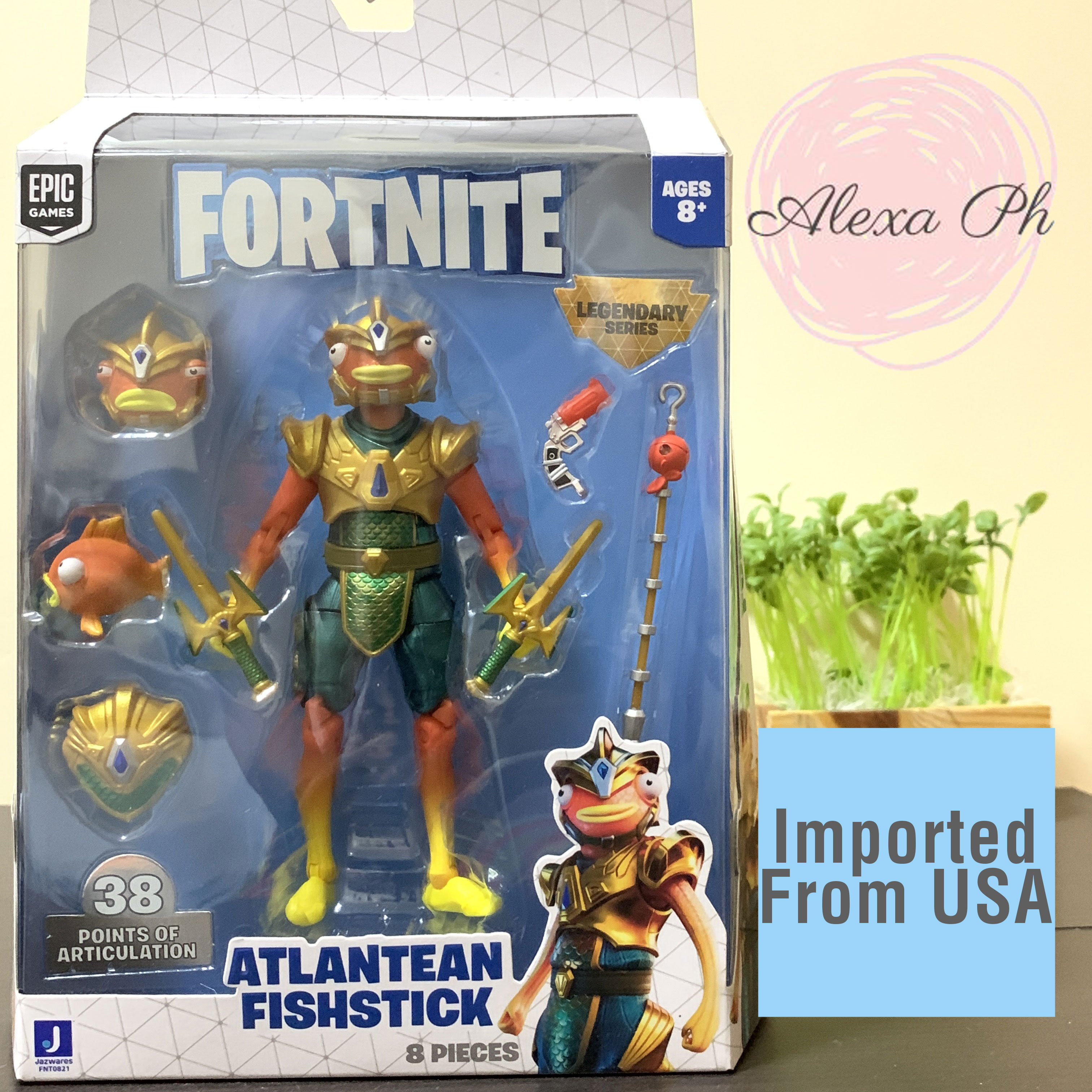 Fortnite, ATLANTEAN FISHSTICK, Legendary Series Toy Action Figure ...
