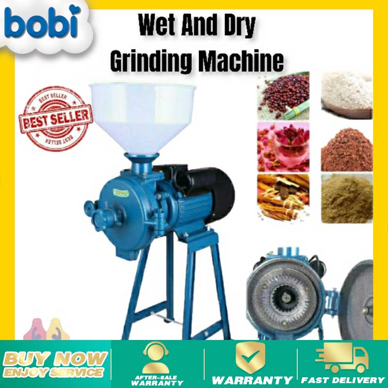 BOBI Heavy-duty wet and dry grinder/1.5 hp 220 volts (1400 rpm) for ...