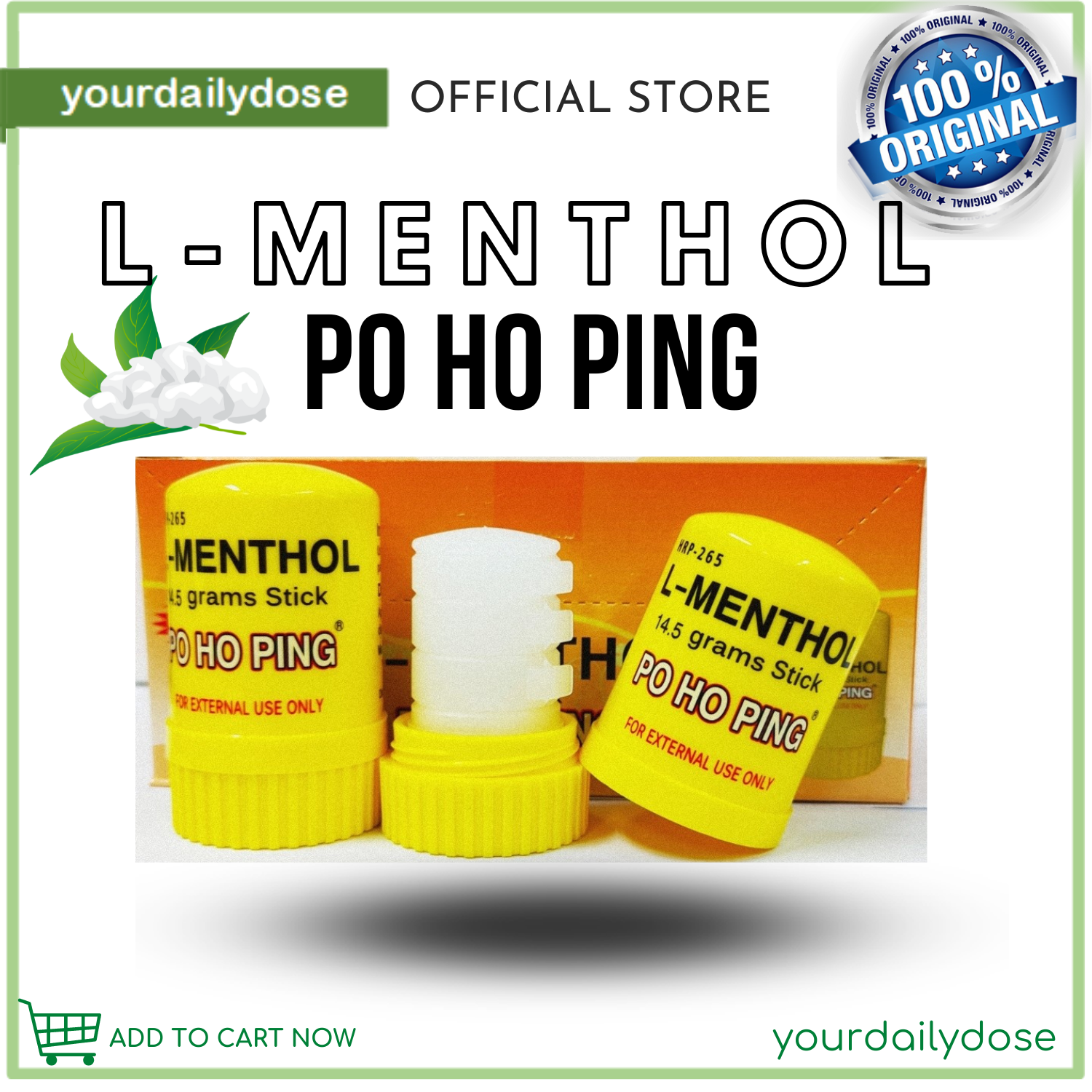 L - Menthol Po Ho Ping (Original) Menthol Stick | Lazada PH