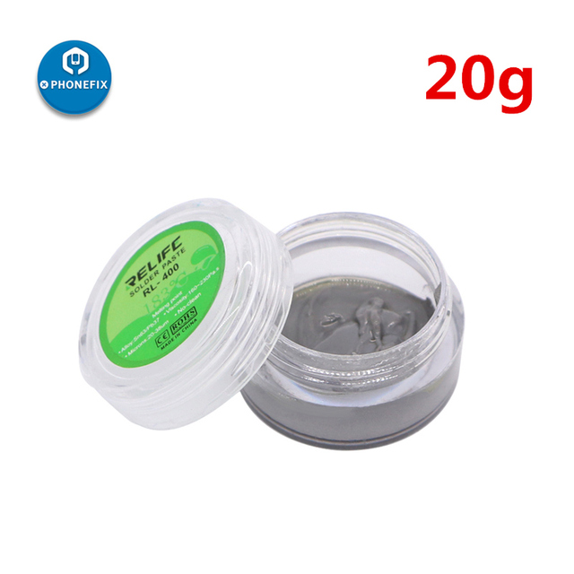 RELIFE 183°C Medium Temperature No-Clean Solder Paste Flux RL-400/401 ...