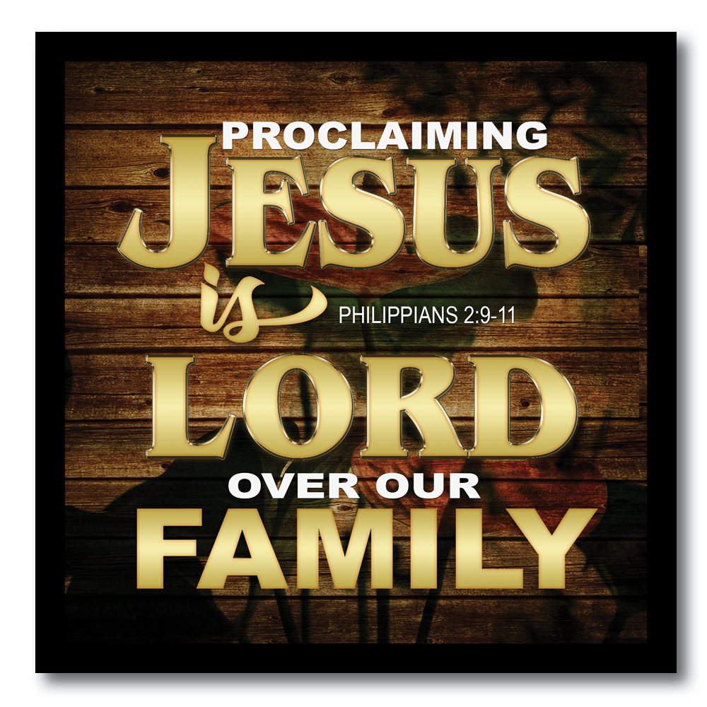 AS FOR ME & MY HOUSE WE WILL SERVE THE L ORD (9x9 w/ FRAME) BIBLE VERSE ...