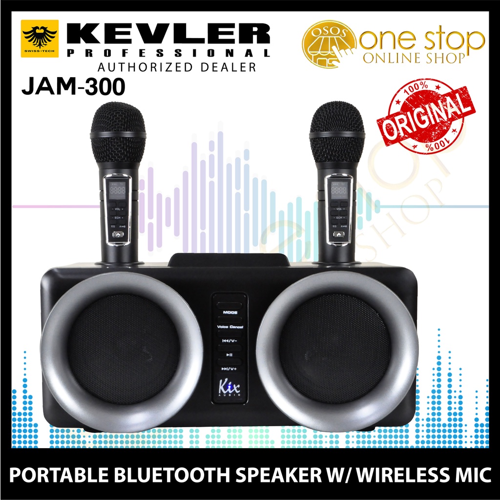 Kevler Original Kix Audio Dual 4" Portable Bluetooth Speaker 100W w/ 2 ...