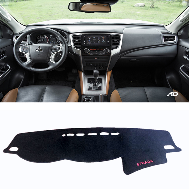 Mitsubishi Strada Triton 2015-2022 Panel Dashboard Cover Mat with LOGO ...