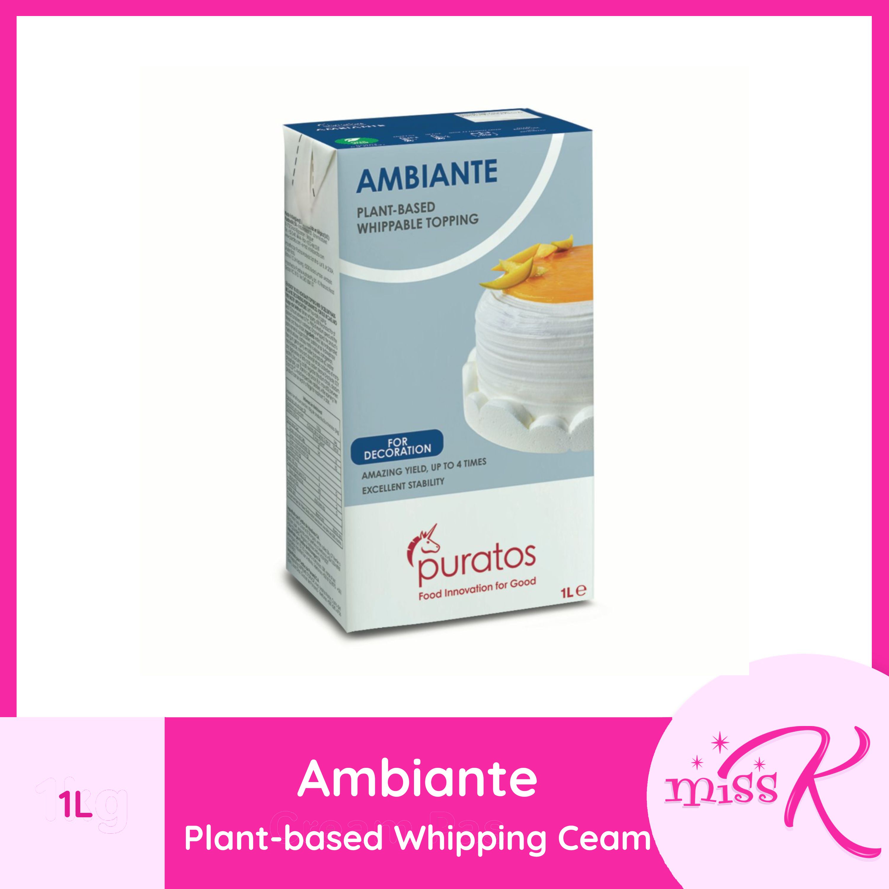 Ambiante Topping White| Puratos | 1L | Lazada PH