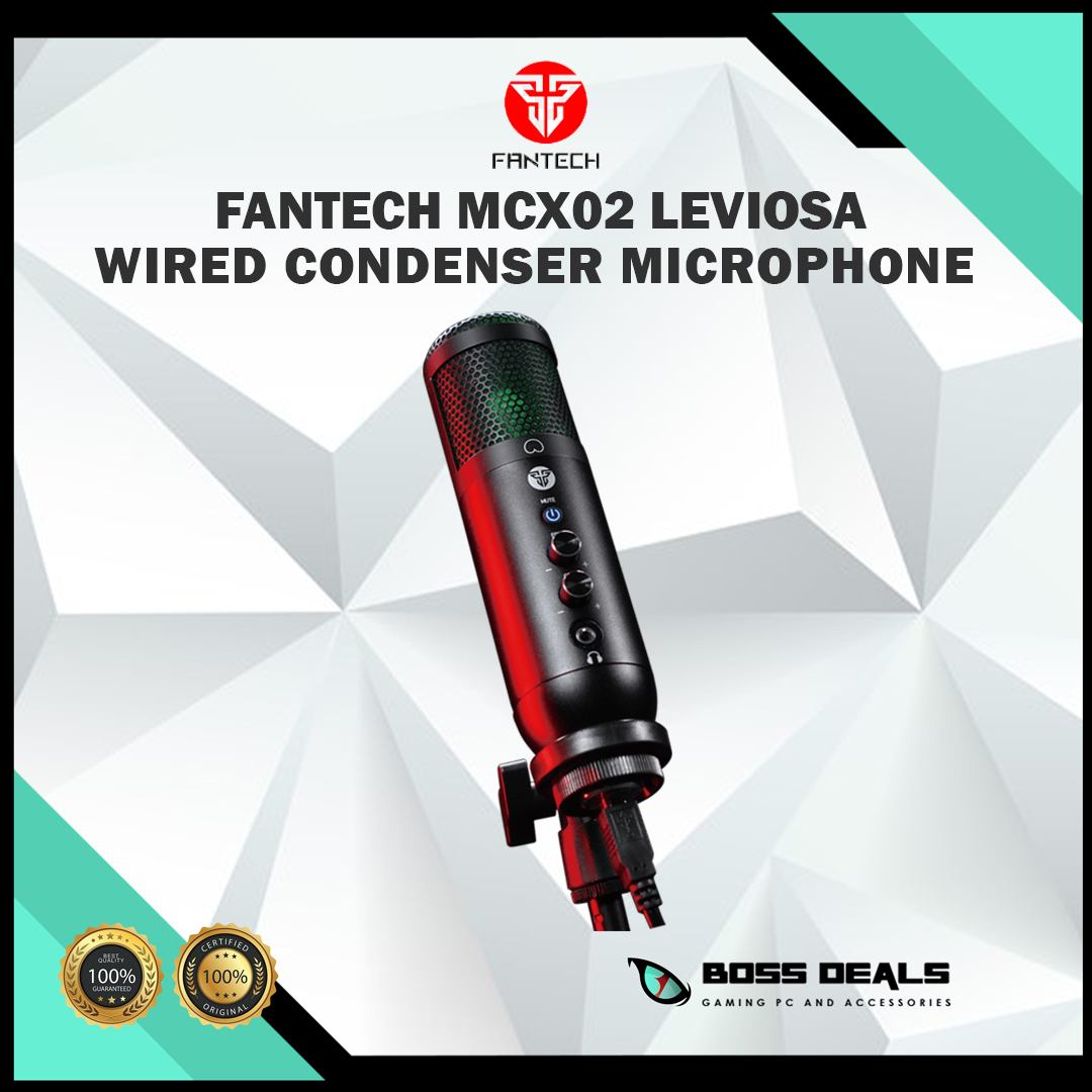 FANTECH MCX01 LEVIOSA PROFESSIONAL CONDENSER MICROPHONE | Lazada PH