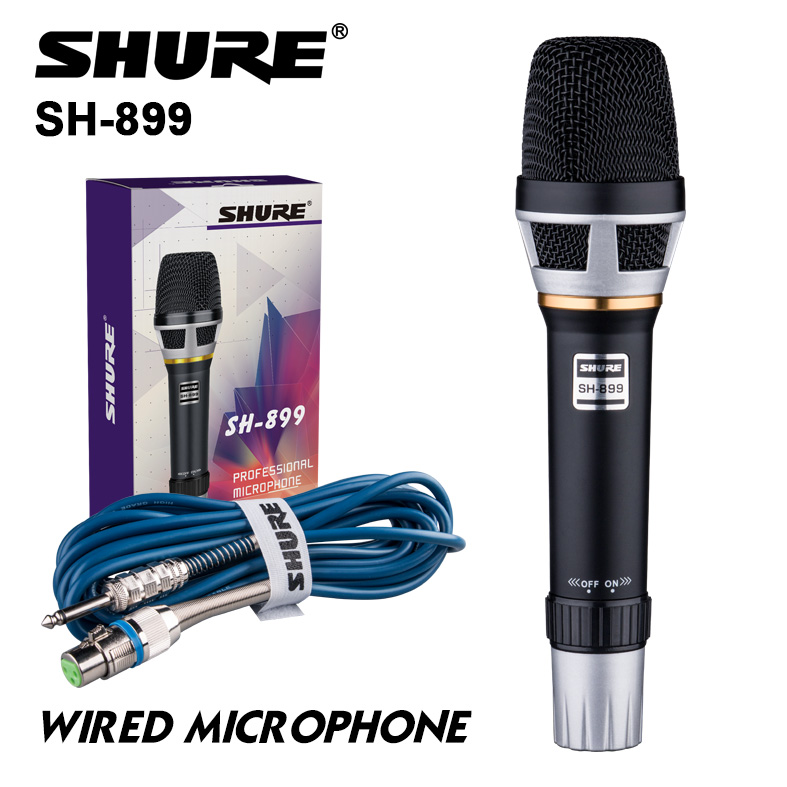 New SH Product Microphone SH-899 Heavy Duty 6M Wire Microphone For Videoke Wth Free Microphone ...