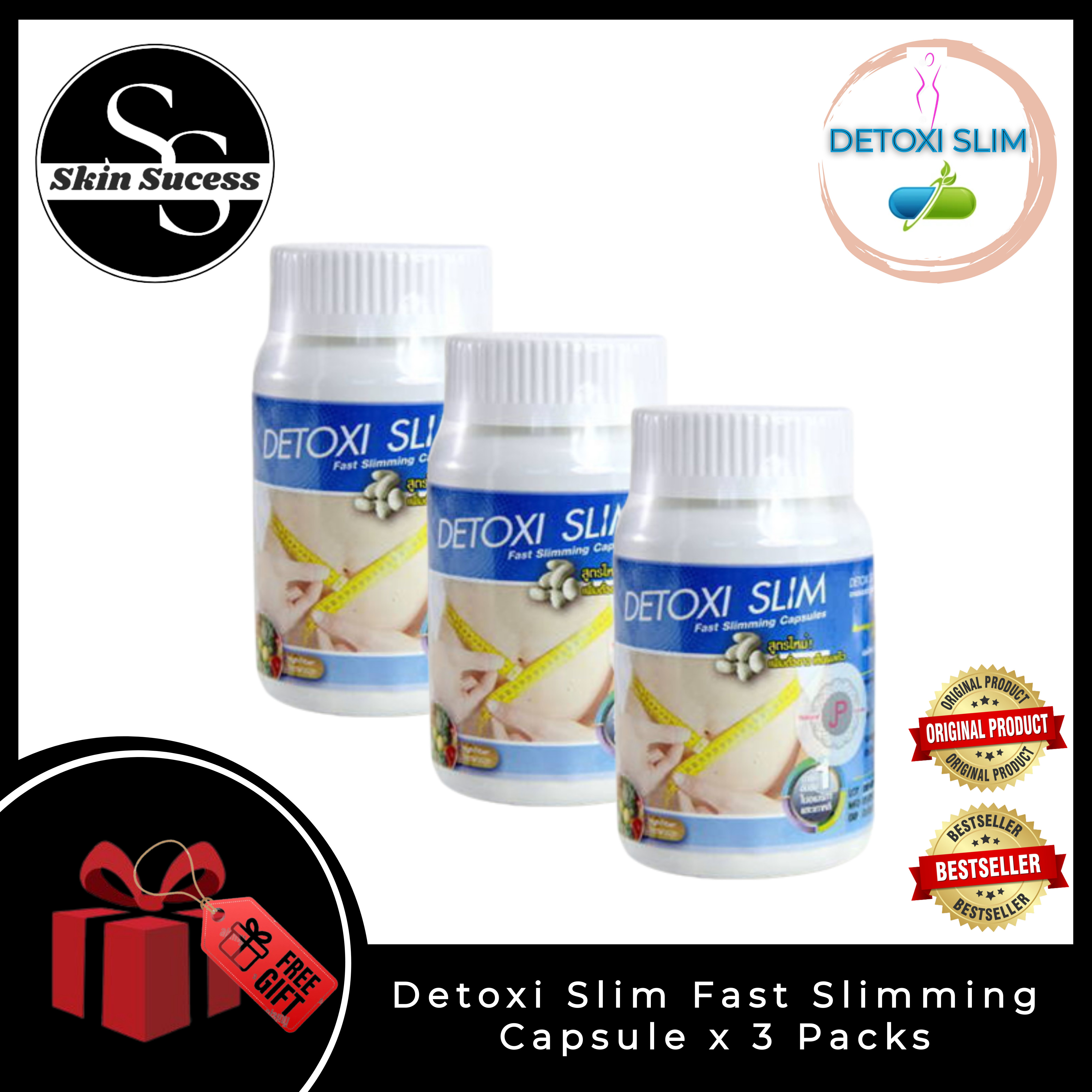 SKIN SUCCESS ORIGINAL 90% DETOXI SLIM FAST SLIMMING CAPSULE FROM ...