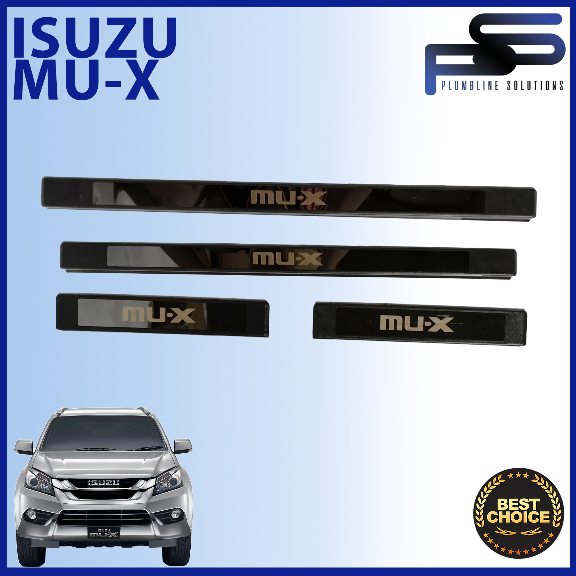 Side Step Sill for Isuzu MUX 2016 2017 2018 2019 2020 With and Without ...