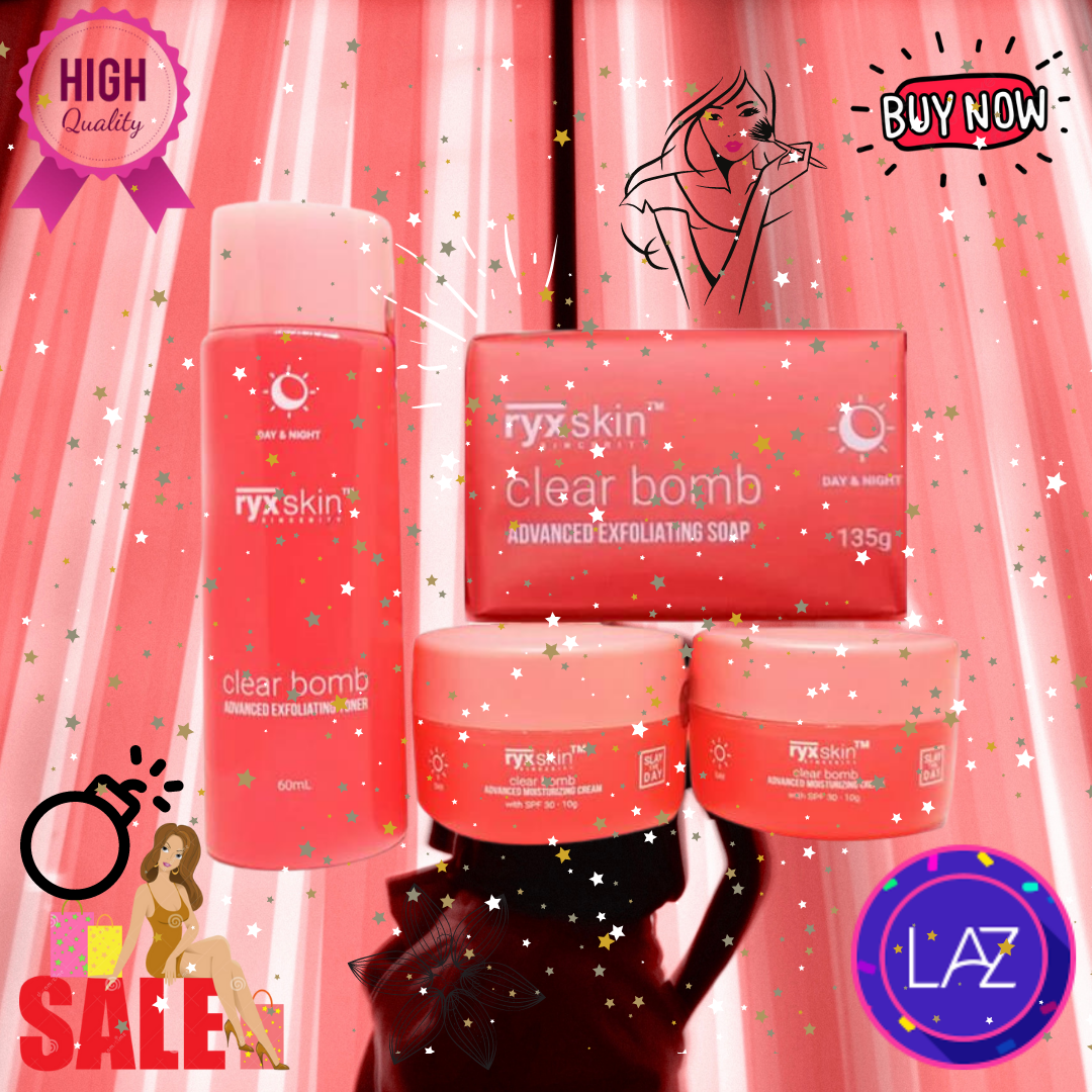 Clear Bomb Advanced Exfoliating Kit Ryx skin | Clear Bomb Advanced ...