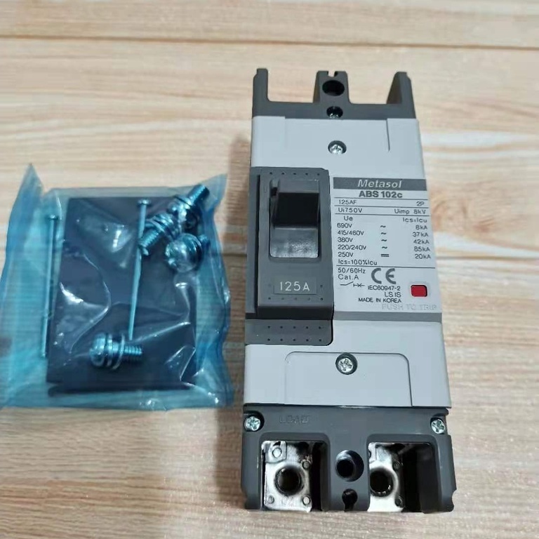 COD 15A to 125A LS Electric ABS32C ABS52C ABS62C ABS102C 2POLE MCCB Molded Case Circuit Breaker ...