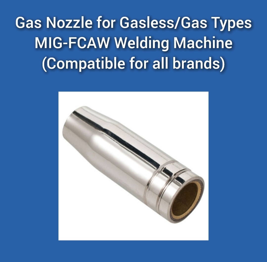 Gas Nozzle for Gasless or Gas Types MIG - FCAW Welding Machines ...