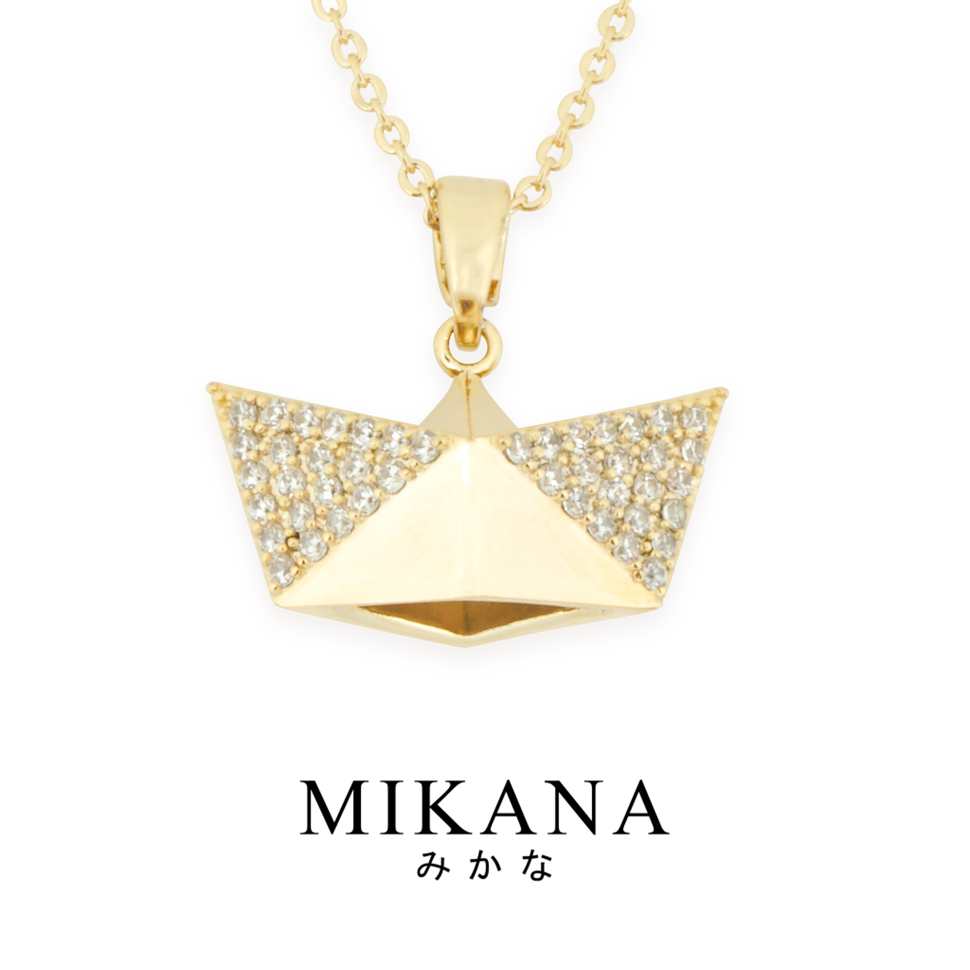 Mikana 18k Gold Plated Hayame Pendant Necklace accessories for women ...