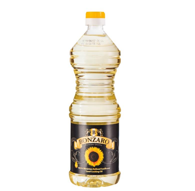 BONZARO SUNFLOWER OIL 100% pure refined 900ML +100ml Free | Lazada PH