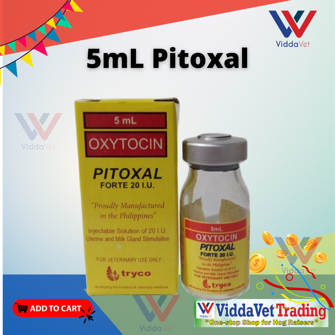 [1-bottle] 5-ml Oxy.tocin Pitoxal Solution for swine animals farm ...