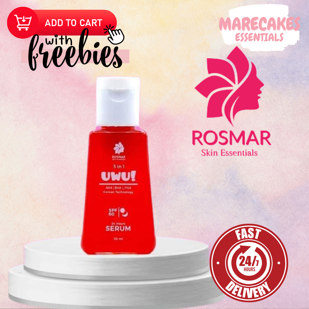 Rosmar 3-in-1 UWU Serum AHA | BHA | PHA | SPF 60 | Lazada PH