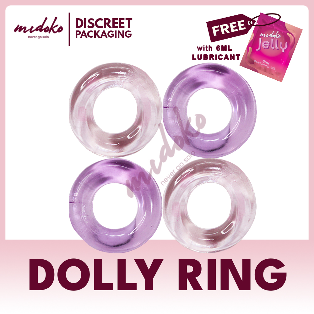 Midoko Smooth Silky Donut Penis Ring For Stronger Erection Sex Toys For ...