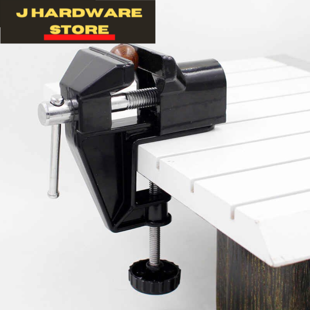 Mini Table Vise Aluminium Alloy Bench Swivel Lock Clamp Vice Craft ...