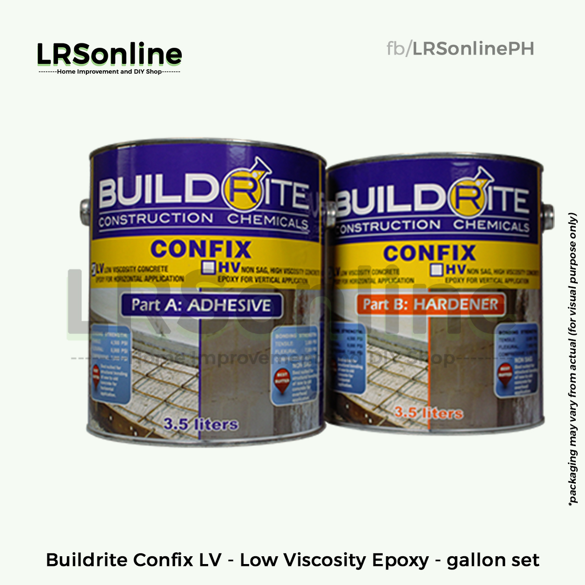 Buildrite Confix LV - Low Viscosity Concrete Epoxy for Horizontal ...