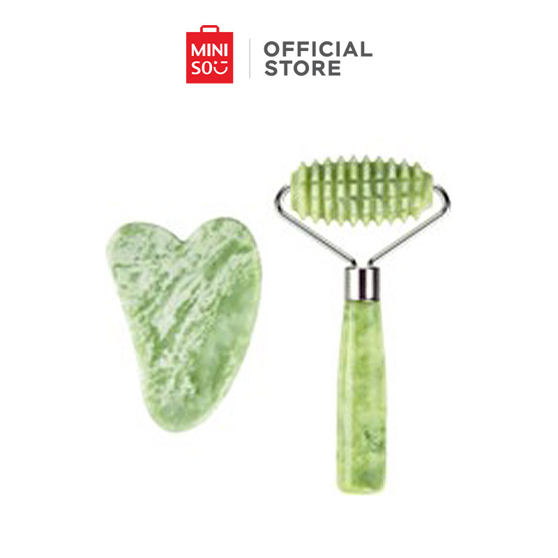 MINISO Jade Massage Set Roller & Scraping Plate | Lazada PH