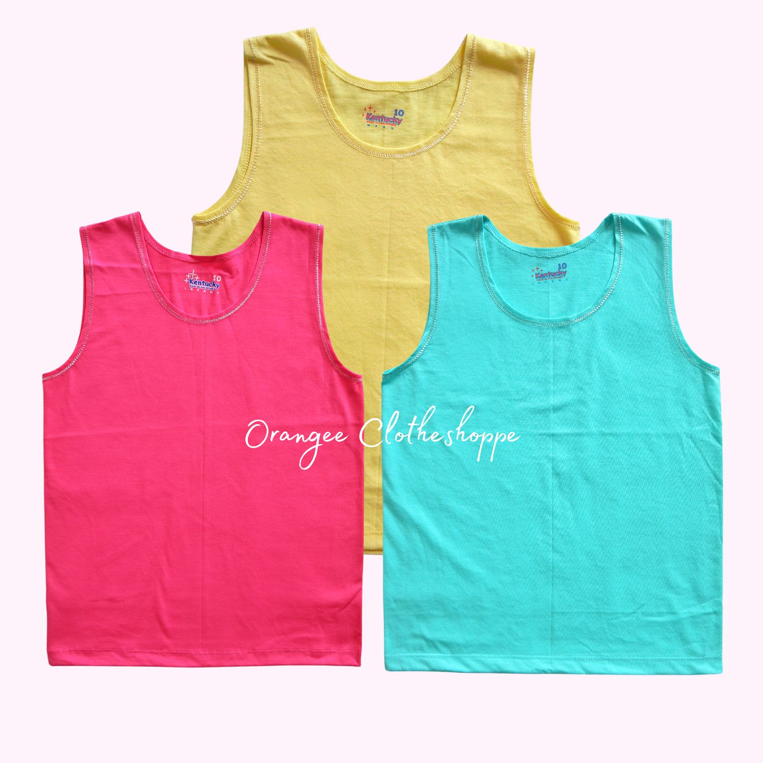 3pcs Kentucky Colored Sando For Kids Girls 0 to 10 Years Old | Lazada PH