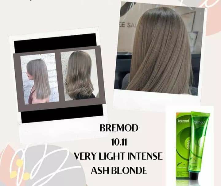bremod 10.11 very light intense ash blond colorant only | Lazada PH