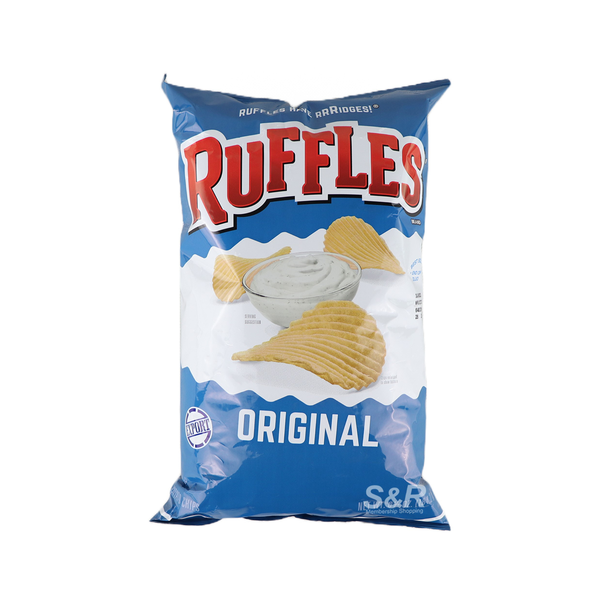 Ruffles Original Potato Chips 184g Exp: Oct 31, 2024 | Lazada PH