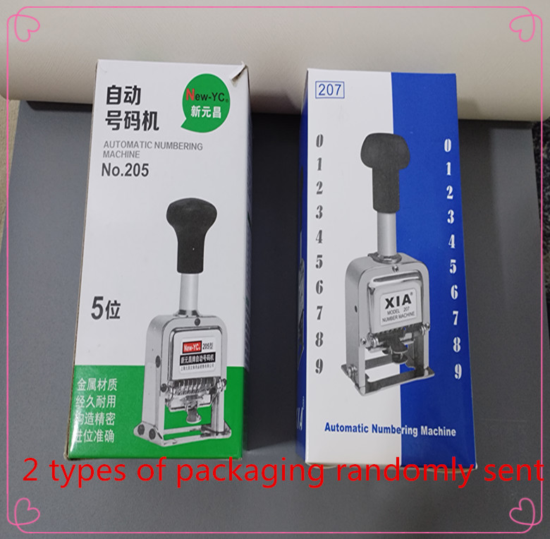 Metal Number Machine 7 Position Automatic Numbering Machine Marking ...
