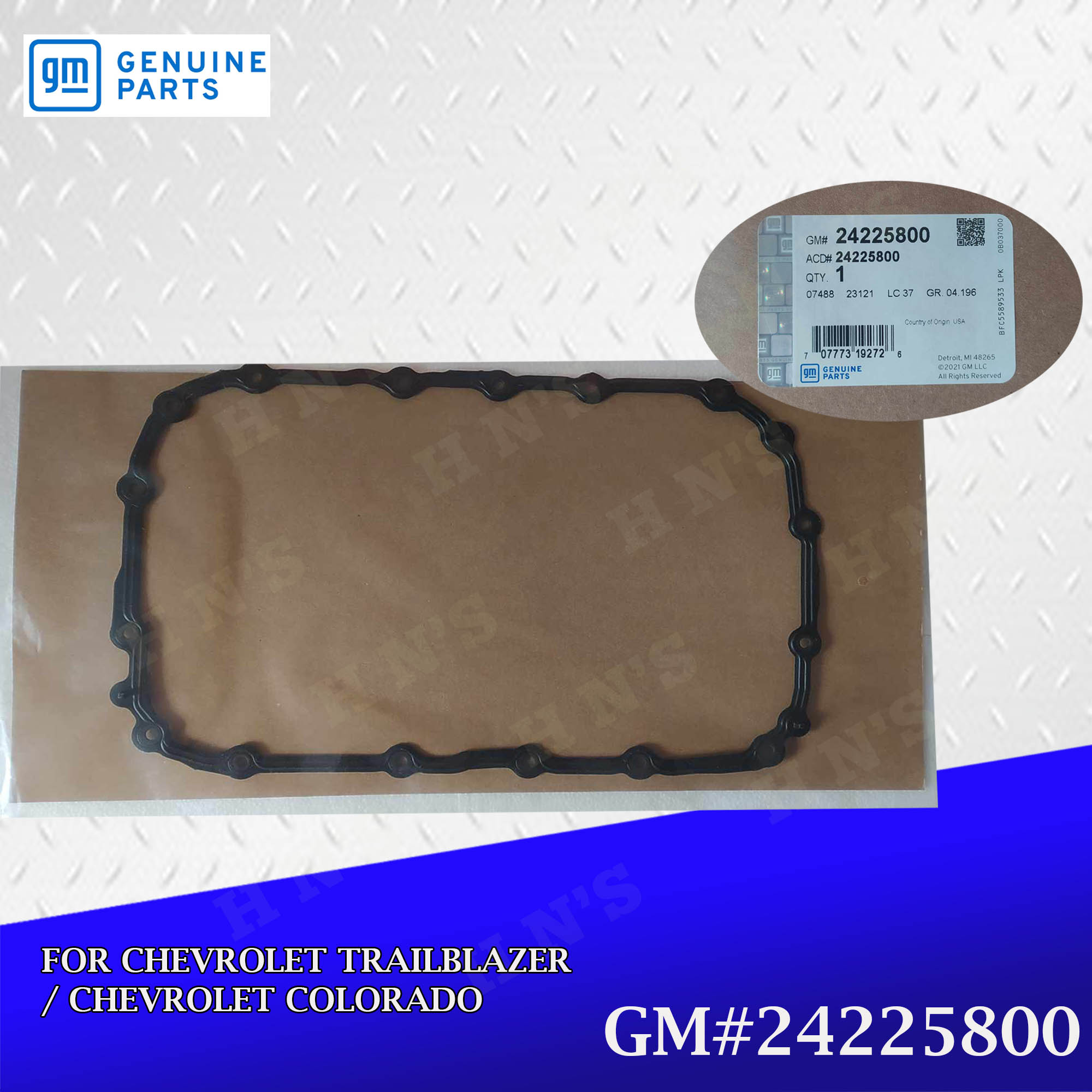 GM Genuine Automatic Transmission Fluid Oil Pan Gasket for Chevrolet ...