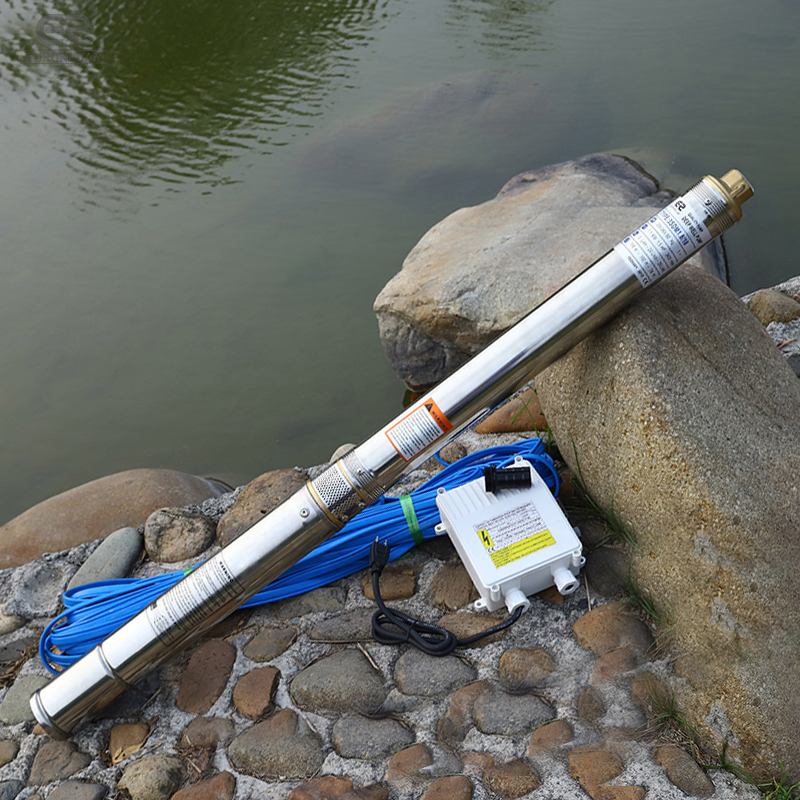 Submersible Pump 3Inch 1.5HP Deep Well Water Pump Single Phase 220V ...