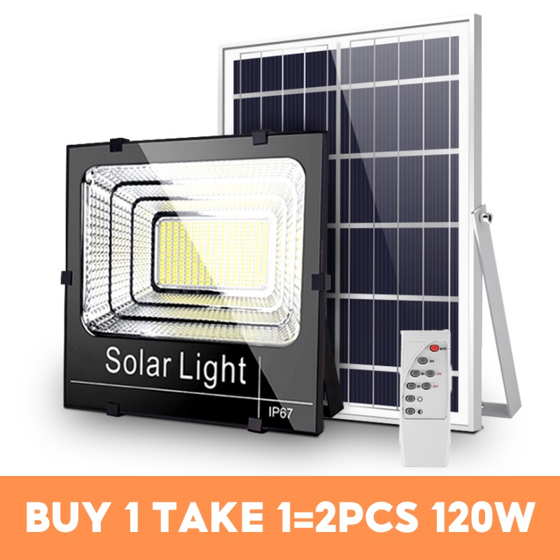 200w Buy 1 take 1 Solar Light Outdoor LED Light Solar Flood Light ...