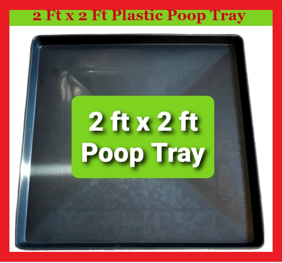 HEAVY DUTY PLASTIC URINE / POOP TRAY 2 x 2, 2x3 ft, ( SOLD PER PIECE ...