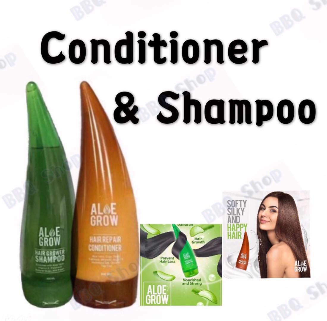 (2in1) Aloe Grow Hair Grower Shampoo & Conditioner | Lazada PH