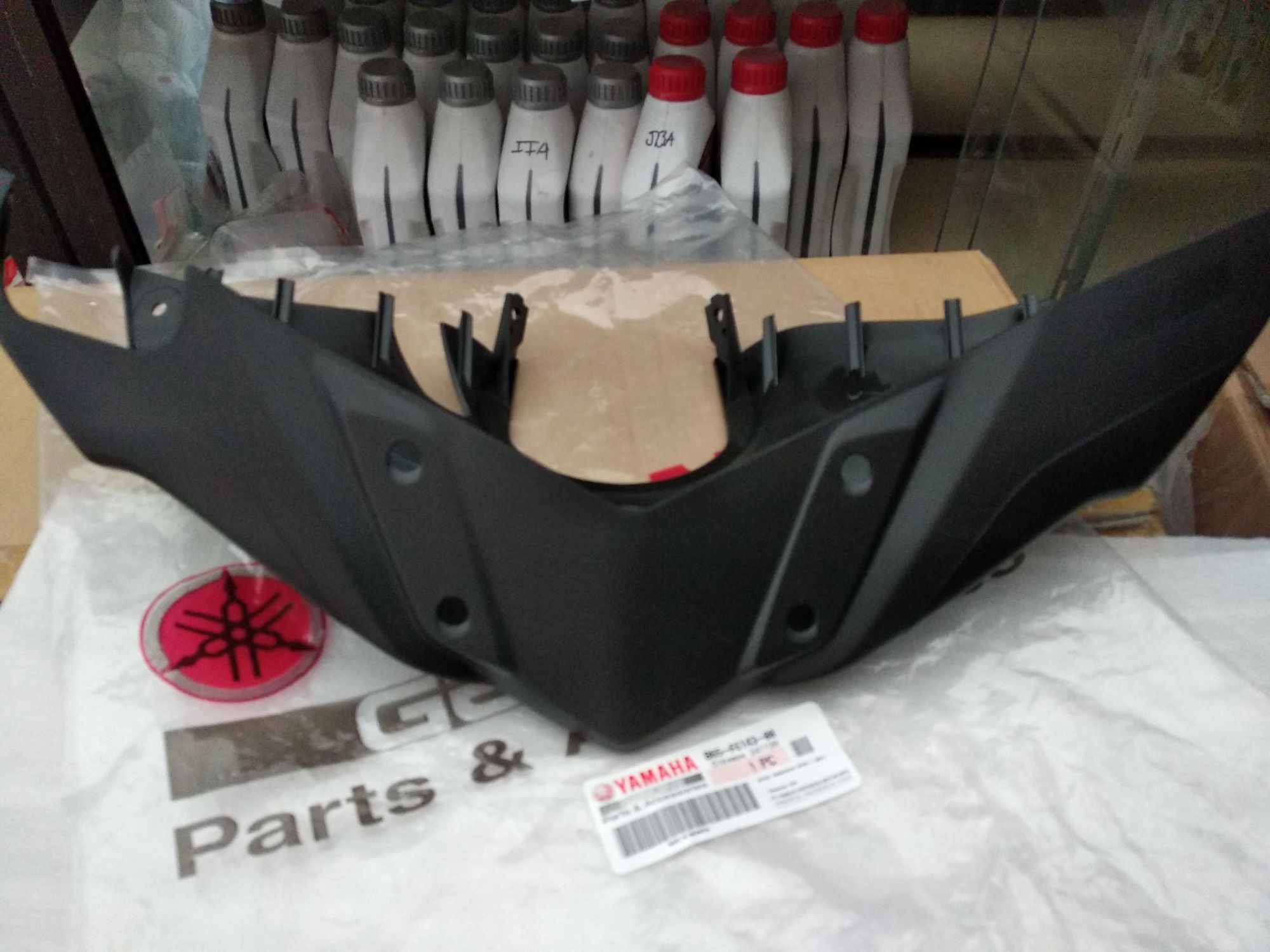 YAMAHA MIO AEROX 155 V1 FRONT UPPER HANDLE COVER BLACK B65F61430000 ...