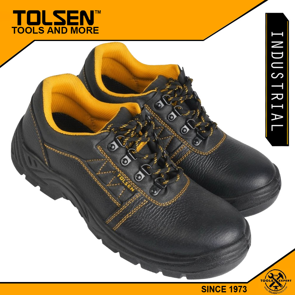 Tolsen Industrial Low Cut Safety Shoes w/ Steel Toe Cap & Midsole (US 7 ...