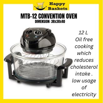 Micromatic MTB-12 CONVECTION OVEN/ 12 L MULTI-FUNCTION COOKING LOW FAT ...