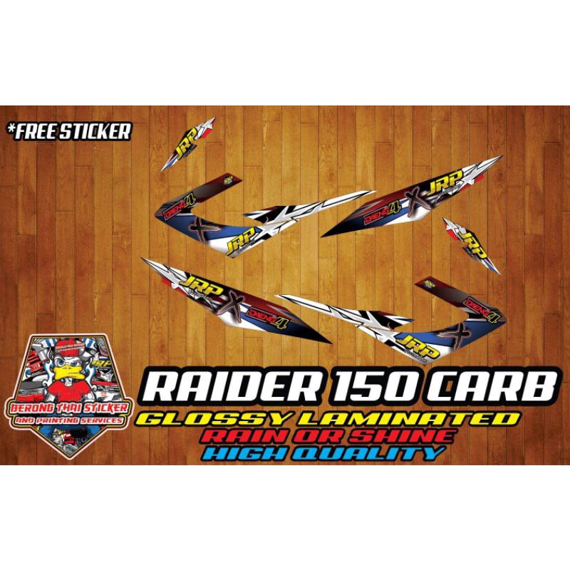 立即发货 Raider 150 Carb Jrp X Ds4 Decals | Lazada PH