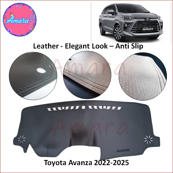 LEATHER Dashboard Cover Toyota AVANZA 2022 to 2025 | Lazada PH