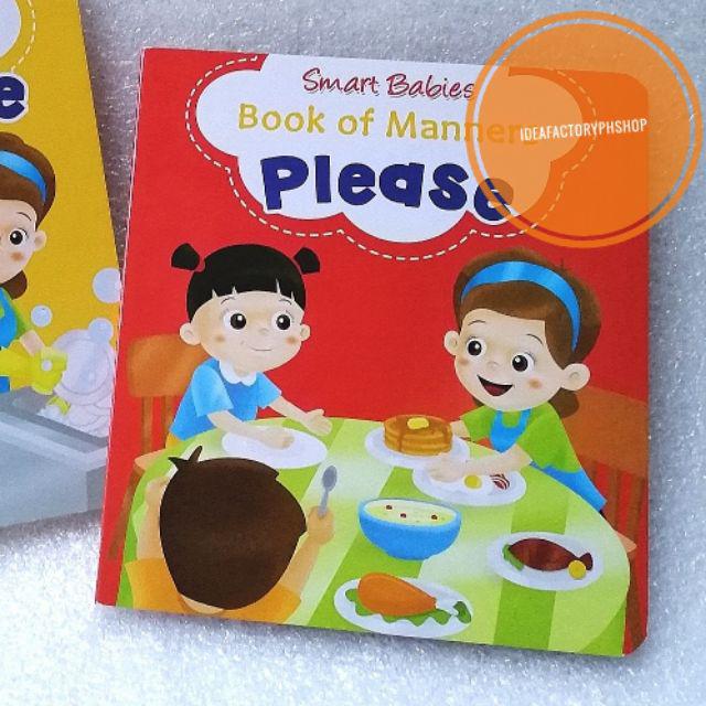 Smart Babies Kids Book Good Manners Board Book Toddler Book Excuse ...