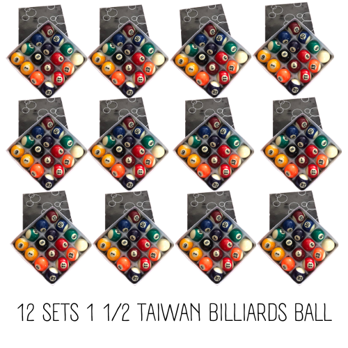 12 sets 1 1/2 Taiwan Billiards Ball [Bola ng bilyaran] Billiards ...