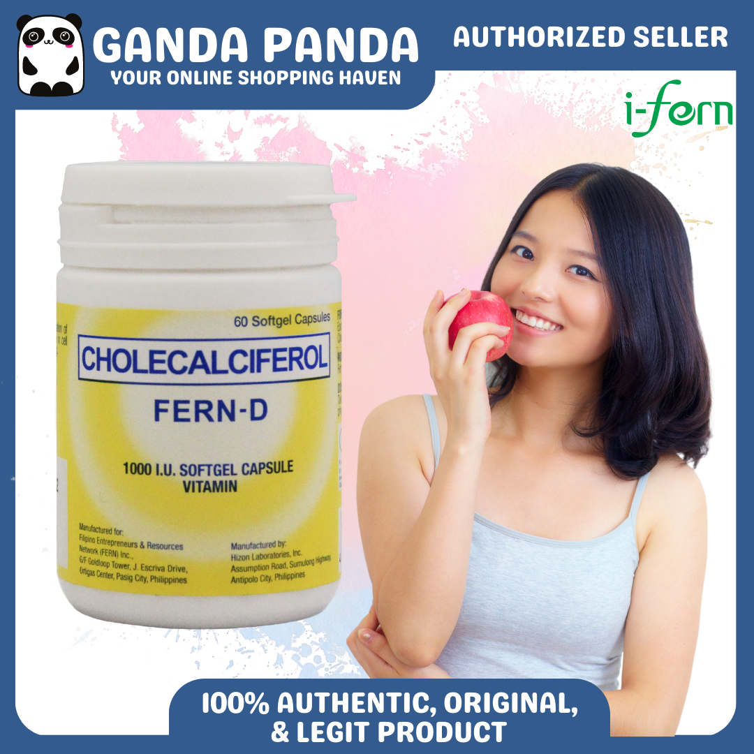 Authentic I-Fern Fern D SoftGel Capsule Vitamin 60 / 120 caps | Lazada PH