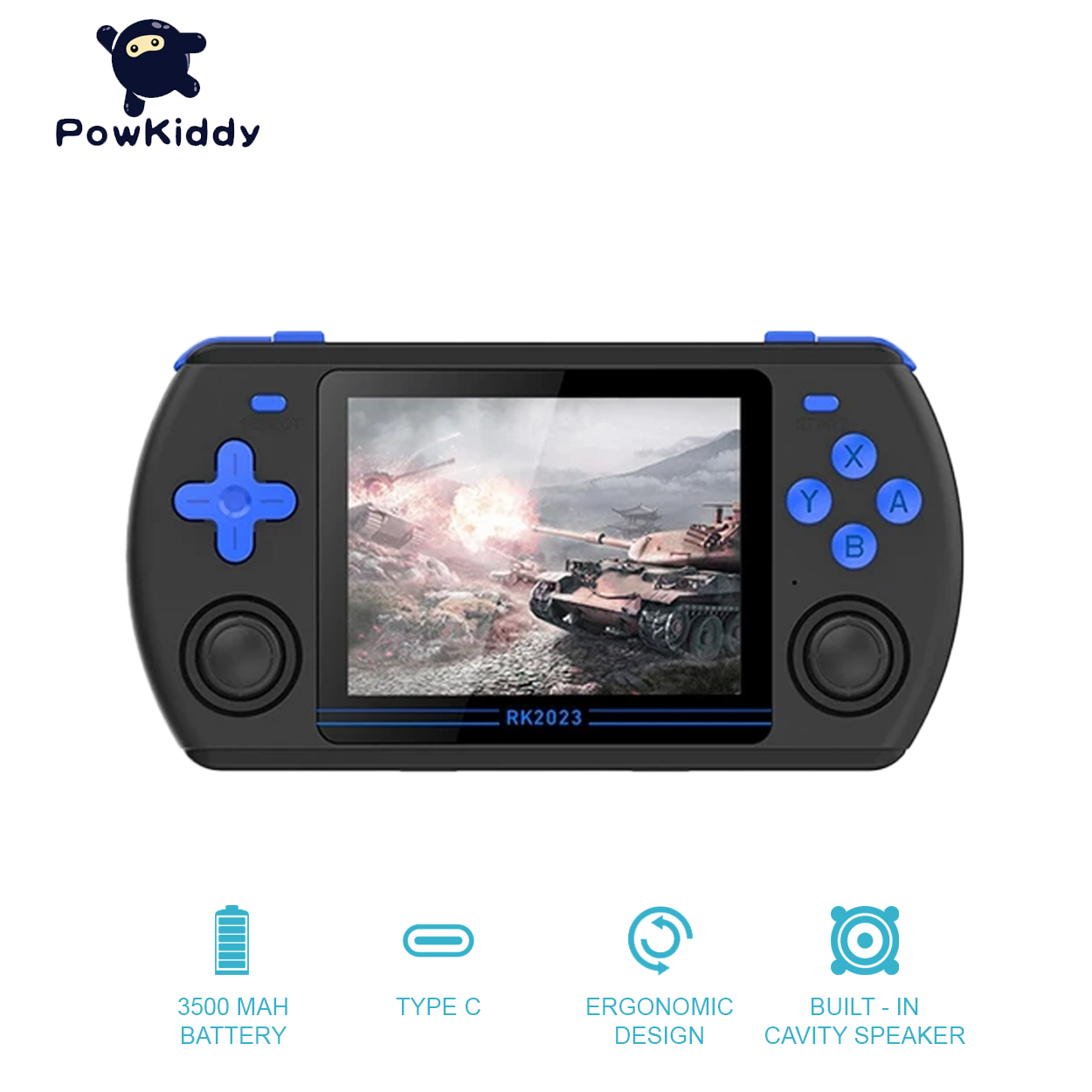 Powkiddy RK2023 | Retro Handheld Gaming Console | GEL OS | Lazada PH